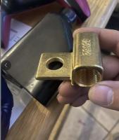 China Yellow 45V62 Cable Connector TIG Torch Power Cable Adapter for TIG Welding Accessories for sale
