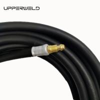 China Power Cable Rubber Hose Air Cooled TIG Welding Consumables for WP17 Torch in Black for sale
