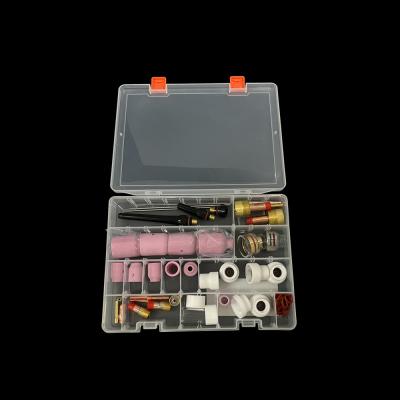 China OEM Welding Torch 66PCS TIG Accessories Jumbo Ceramic Nozzle Gas Lens TIG Spare Parts for sale