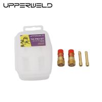 China Gold Upperweld 4GL116 Gas Lens and 4C116GS Wedge Collet Kit for WP17 18 26 Welding Torch for sale