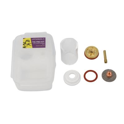 China WP17 18 26 Tig Welding Torch Accessories Straight-sided Glass Nozzle Kit for Tig for sale