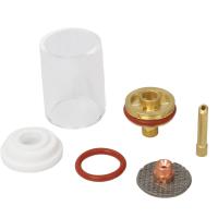 China WP17 18 26 Tig Welding Torch Accessories Straight-sided Glass Nozzle Kit for Tig for sale