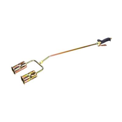 China 82KW Nominal Heat Input Double Nozzle Weed Burner Propane Gas Torch for Soldering for sale
