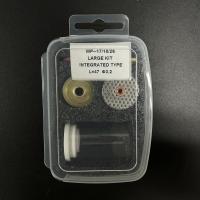 China Wp17/18/26 Tig Torch Glass Cups Welding Kits with 1KG Upper Straight Glass Nozzle 47mm for sale