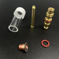China Wp17/18/26 Tig Welding Torch Clear Nozzle Kit Integrated Type L 47 1.6 for Glass Cups for sale