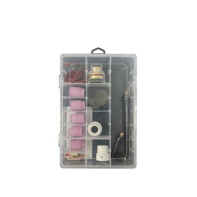 China 27PCS TIG Welding Torch Accessories for WP-9/20 2.4mm Diameter Ceramic Nozzle Included for sale