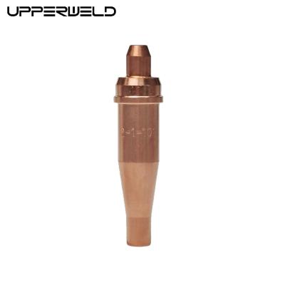 China American Style 1-101 2 Gas Cutting Nozzle for Propane Acetylene Oxygen Welding Gun Tip for sale