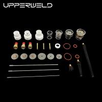 China Welding Torch Accessories 48PCS Clear Nozzle Spare Parts Include Collet Upperweld for sale