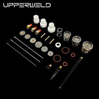 China Welding Torch Accessories 48PCS Clear Nozzle Spare Parts Include Collet Upperweld for sale