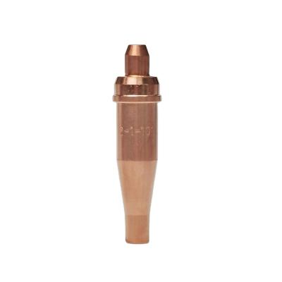 China Acetylene Cutting Nozzle 1-101 for Brass Gas Nozzle Welding Equipment for sale
