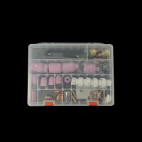 China 57PCS TIG Welding Torch Accessories Large Ceramic Nozzle TIG Spare Parts in Pink for sale