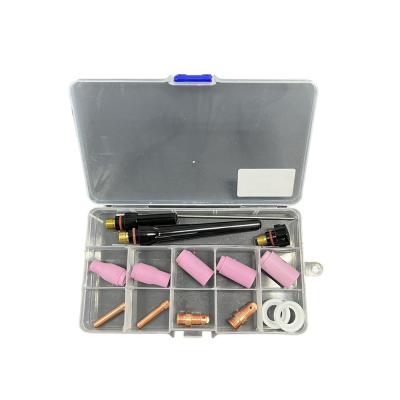 China Pink 16PCS TIG Welding Torch Accessories for Long-Lasting 13N Series Ceramic Nozzles for sale