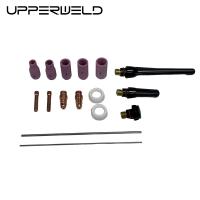 China Pink 16PCS TIG Welding Torch Accessories for Long-Lasting 13N Series Ceramic Nozzles for sale