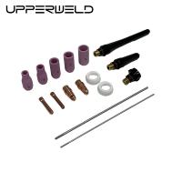 China Pink 16PCS TIG Welding Torch Accessories for Long-Lasting 13N Series Ceramic Nozzles for sale