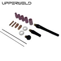 China Pink 16PCS TIG Welding Torch Accessories for Long-Lasting 13N Series Ceramic Nozzles for sale