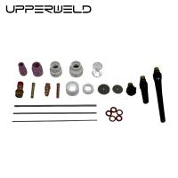 China 24PCS Alumina and Clear Nozzle TIG Welding Torch Spare Parts for Customized Support for sale