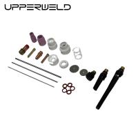 China 24PCS Alumina and Clear Nozzle TIG Welding Torch Spare Parts for Customized Support for sale