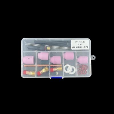 China Achieve Perfect TIG Welds with UPPERWELD 29PCS TIG Welding Torch Accessories and Gas Lens for sale