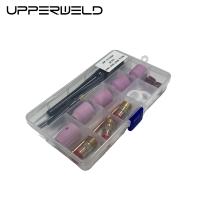 China Achieve Perfect TIG Welds with UPPERWELD 29PCS TIG Welding Torch Accessories and Gas Lens for sale