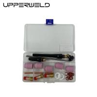 China Achieve Perfect TIG Welds with UPPERWELD 29PCS TIG Welding Torch Accessories and Gas Lens for sale