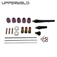 China Achieve Perfect TIG Welds with UPPERWELD 29PCS TIG Welding Torch Accessories and Gas Lens for sale