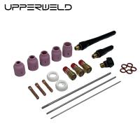 China Achieve Perfect TIG Welds with UPPERWELD 29PCS TIG Welding Torch Accessories and Gas Lens for sale