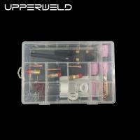 China 53N Ceramic and Clear Nozzle TIG Spare Parts 38PCS TIG Welding Torch Accessories for sale
