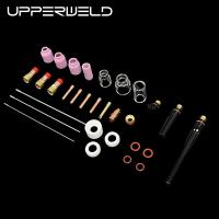 China 53N Ceramic and Clear Nozzle TIG Spare Parts 38PCS TIG Welding Torch Accessories for sale