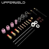China 53N Ceramic and Clear Nozzle TIG Spare Parts 38PCS TIG Welding Torch Accessories for sale