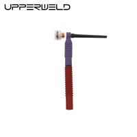 China Purple Copper Cubber and Plastic UPPER WT125FL Flexible TIG Welding Torch Head Air Cooled for sale