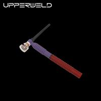 China Purple Copper Cubber and Plastic UPPER WT125FL Flexible TIG Welding Torch Head Air Cooled for sale