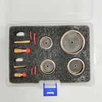 China TIG Welding Accessories 26pc Kit Gas Lens for WP9 20 WP 17 18 26 TIG Clear Champagne Nozzle for sale