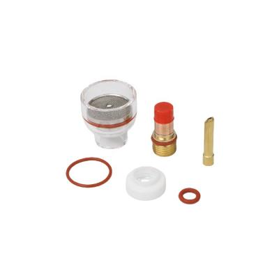 China Durable TIG Cup Consumables WP17 18 26 TIG Large Champagne Clear Nozzle Kit with Collet Body for sale
