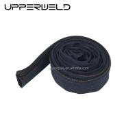 China 4m TIG Welding Torch Cable Cover With Cowboy Zipper Jacket Style Blue for sale