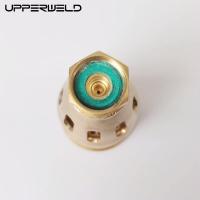 China Upper Brass Weed Burner Gas Nozzle for Gold Heating Torch Propane Flame Weeding Burner for sale