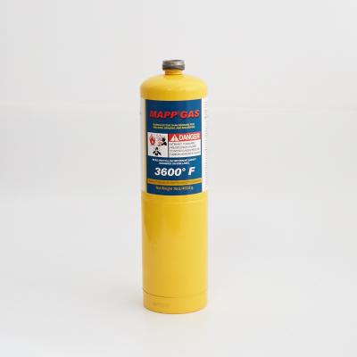 China Propane and Oxygen Gas Cylinder 0.5kg Steel Construction for Effortless Handling for sale