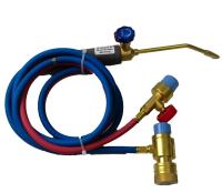 China Oxygen Torch Kit with Safety Glasses Portable Cylinder 1.5m Twin Hose Mapp Torch Set for sale
