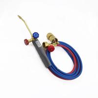 China Oxygen Torch Kit with Safety Glasses Portable Cylinder 1.5m Twin Hose Mapp Torch Set for sale