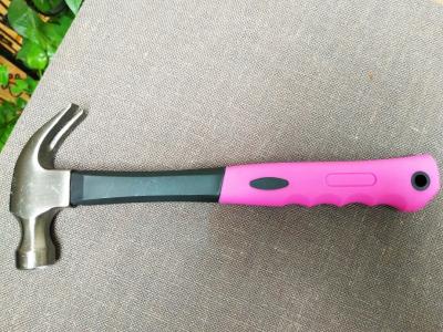 China 16OZ Forged Steel Hand Tools American Type Claw hammer Carpenter Hammer Nail hammer with Polishing and Lacquer Surface for sale