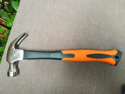 China 16oz Claw hammer/Nail hammer/Carpenter hammer(XL-0015) with polishing surface and color handle for sale