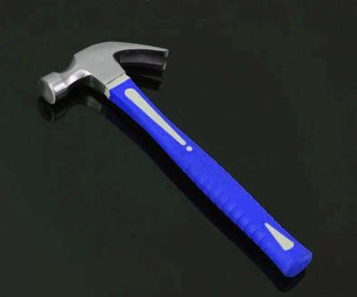 China grade A polishing surface and TPR handle Forged Steel Claw hammer/Nail hammer/Carpenter hammer(XL-0004) for sale