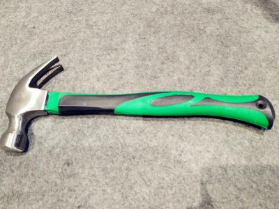China Claw hammer (XL0005-2) with polishing surface, color rubber handle and good price for sale