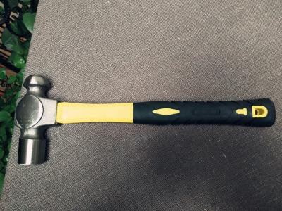 China Ball Hammer/Ball pein hammer(XL-0051) with TPR Handle and polishing surface for sale