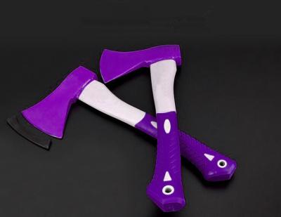 China 600g,800g colorful rubber handle Axe (XL0136-2 ) durable and good price hand garden cutting construction tools for sale