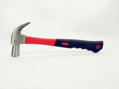China #45 Forged Carbon Steel Plastic Handle British Type Claw Hammer (XL0036-2) for sale