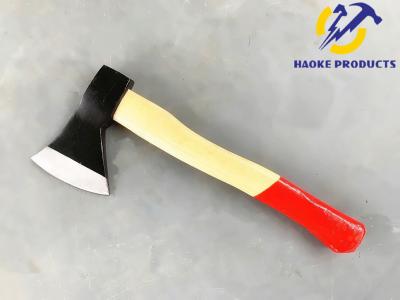China 600G Size Forged Carbon Steel Axe With Red Color Wooden Handle (XL0133-8) for sale