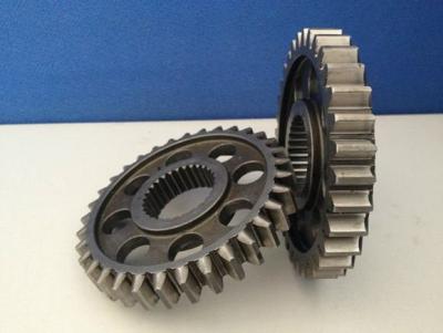 China Dump Truck Spur Gears 20MnCr5 Steel Heat Treated 8-12 Teeth Heavy Duty for sale