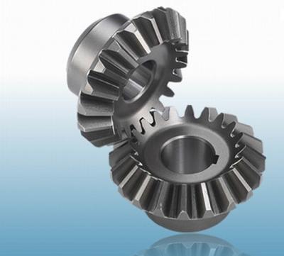 China High Precision Bevel Gears 20 Degree Pressure Angle 45 Steel Hardened Teeth for sale