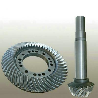 China High Strength Bevel Gears for Construction Equipment 20CrMnTi 45HRC for sale