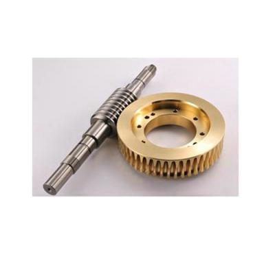China Double Envelope Worm Gear High Precision 20mm Bore 10:1 Ratio for sale